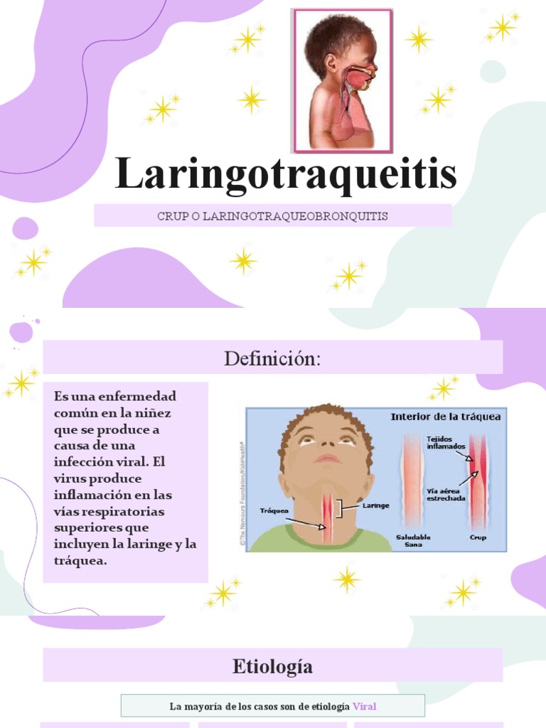 Laringotraqueitis | PDF | Medicina CLINICA | Microbiología