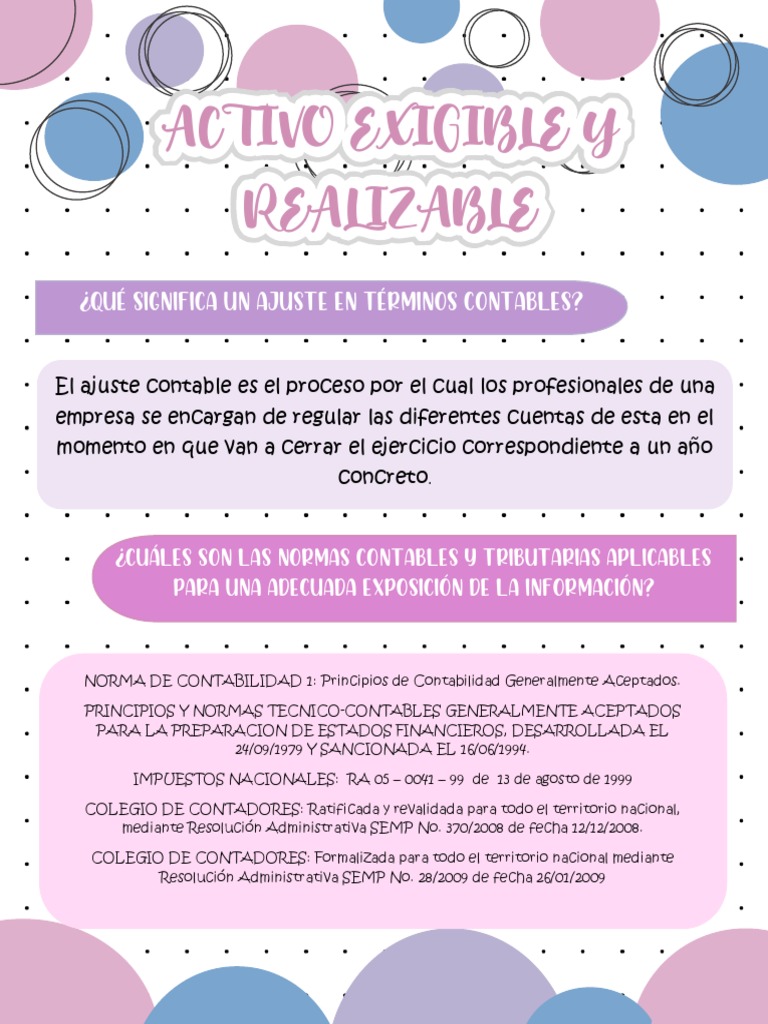 Activo Exigible y Realizable | PDF
