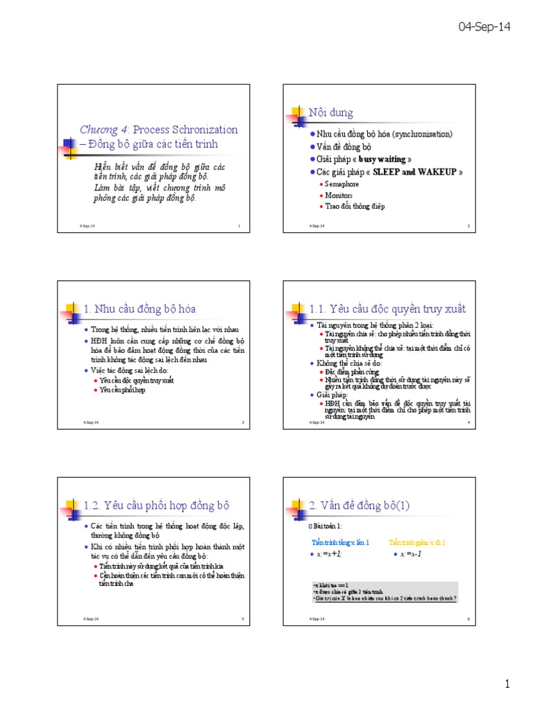 Chap4 ProcessesSynchronization | PDF