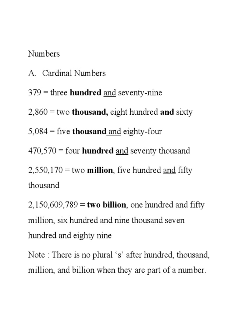 Numbers & Math Symbol | PDF | Volume | Length