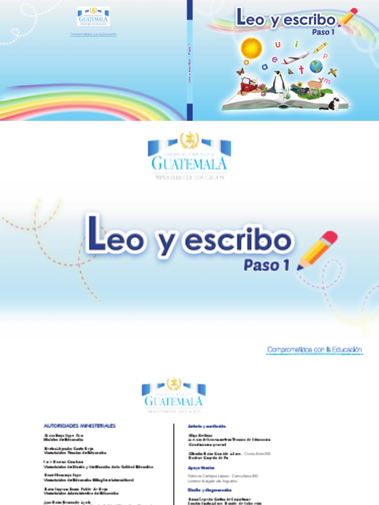 Leo y Escribo Paso 1-Comprimido | PDF