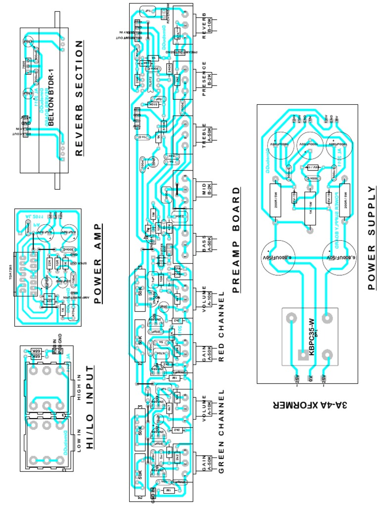 RG100ES Hybrid PCB | PDF | Audio Electronics | Electrical Engineering