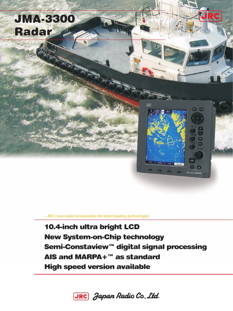 JRC JMA-3300 Radar Manual | Download Free PDF | Radar | System On A Chip