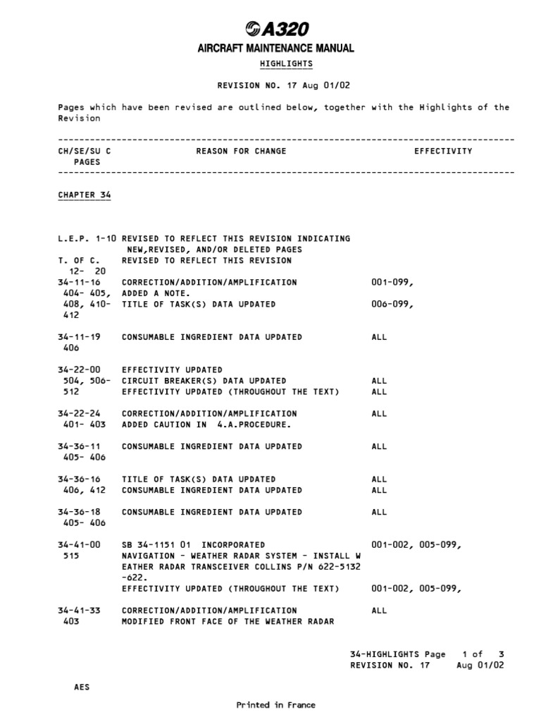 Ata 34-A320 | PDF | Computing | Electrical Engineering