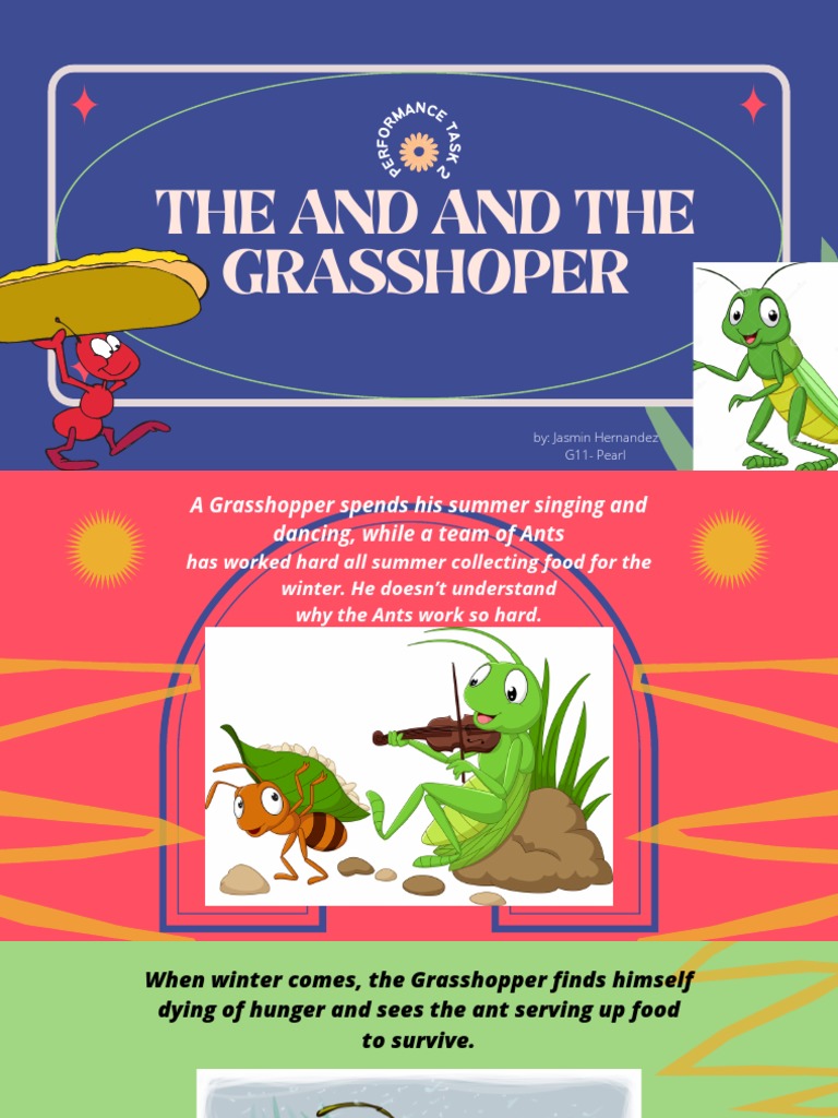 The Grasshopper and the Ants: A Lesson | PDF