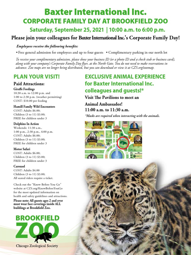 Zoo-Baxter Family Day 2021 - Details | PDF