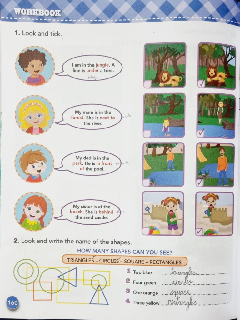 Ingles Pág. 160 Angie Jara 3ero | PDF