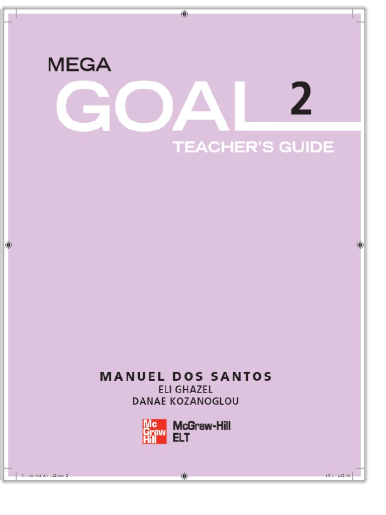 Mega Goal 2 Teacher S Guide Manuel Dos Santos Eli Ghazel Danae ...