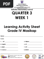 Summative Test Grade 3 | PDF