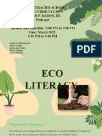 Module10 Ecoliteracy | PDF | Sustainability | Ecology