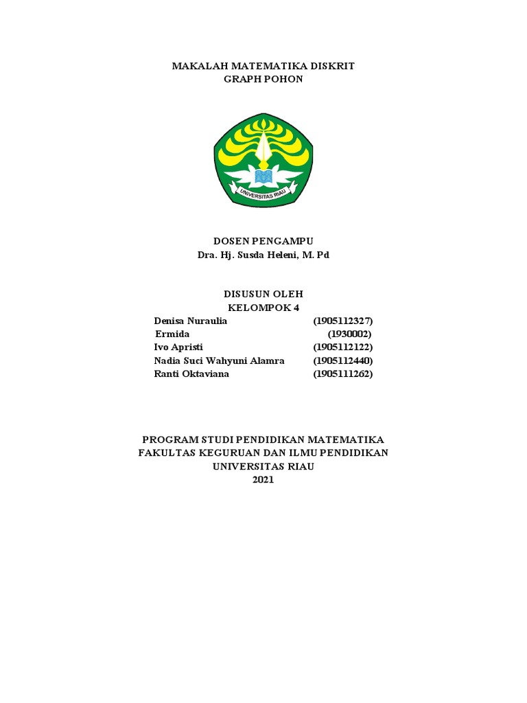 Makalah Kelompok 4 - Graph Pohon | PDF