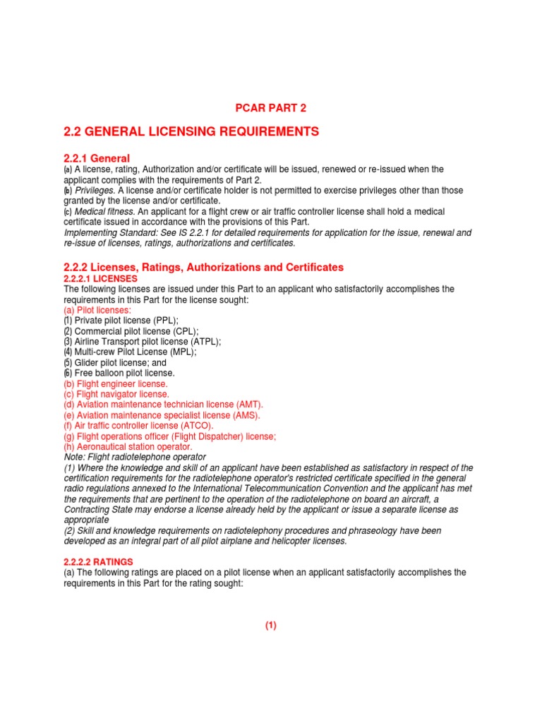 AIr Law Part 2 | PDF | Flight Instructor | Aircraft