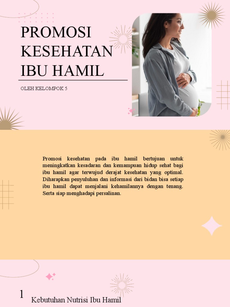 Promkes Ibu Hamil | PDF | Kesehatan Holistik