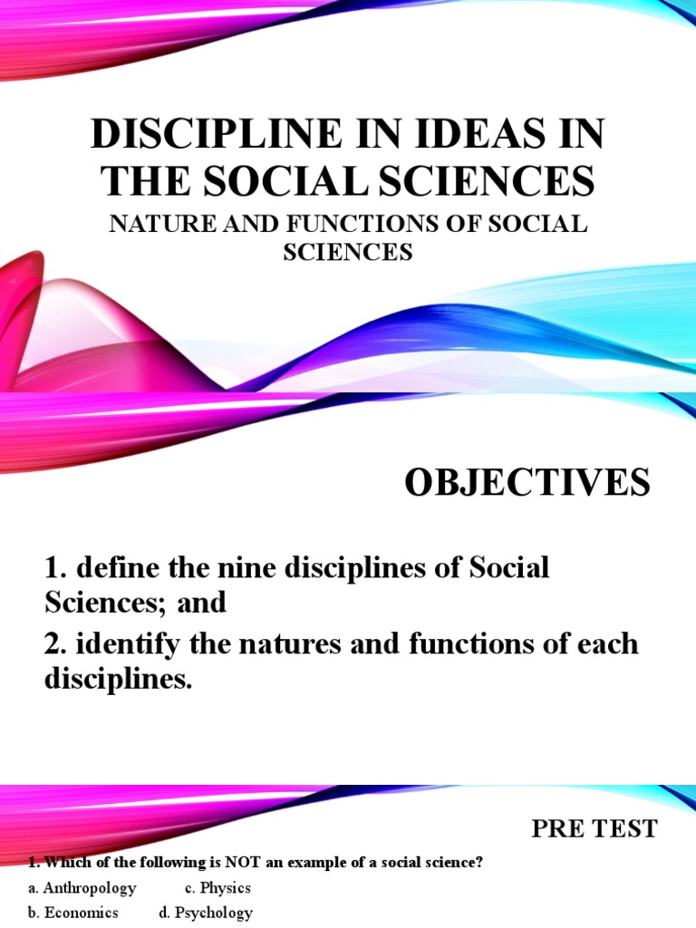 Discipline in Ideas in The Social Sciences | PDF | Social Sciences ...