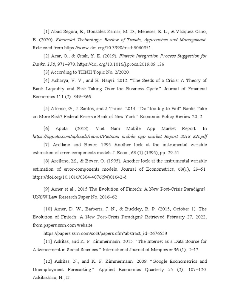 References | PDF | Financial Technology | Finance & Money Management