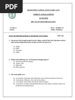 GRADE 8 HISTORY SOCIAL SCIENCES CONTROLLED TEST TERM 1 | PDF ...