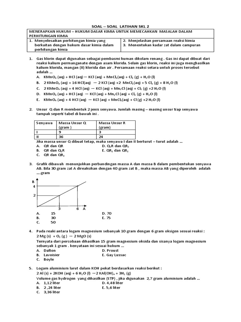 Soal Latihan SKL 2 Fix | PDF