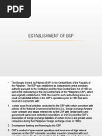 Mission and Vision of The BSP | PDF | Economies | Banks