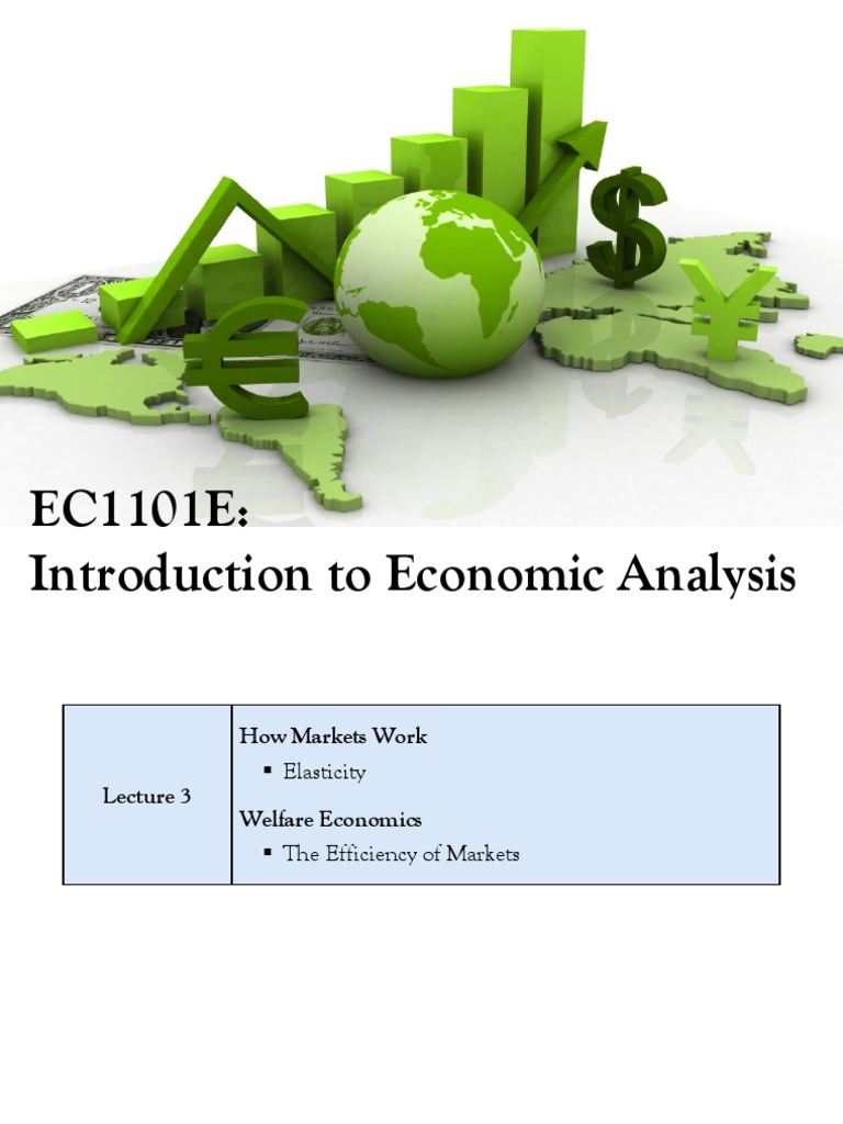 EC1101E: Introduction To Economic Analysis | PDF | Price Elasticity Of Demand | Demand