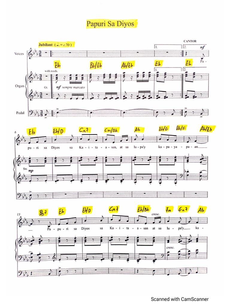 Papuri Sa Diyos (Consolacion) | PDF