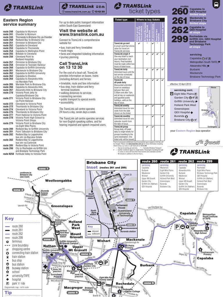 Mackenzie Bus Timetable Brisbane Public Transport