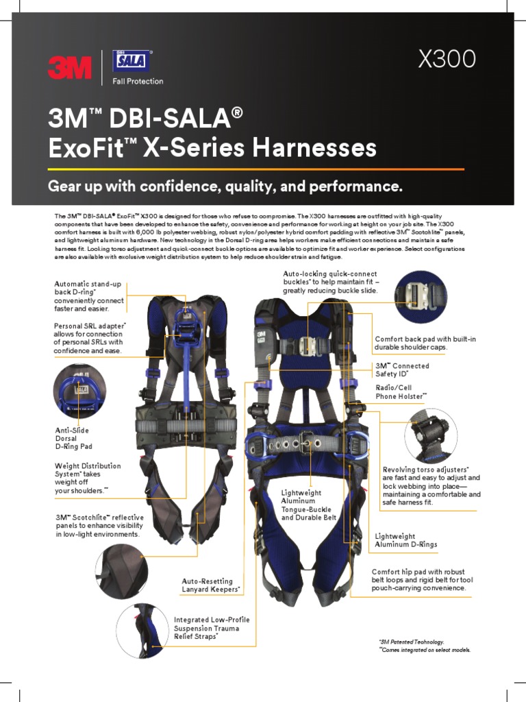 3M DBI X300 Exofit Brochure | PDF | Manufactured Goods | Equipment