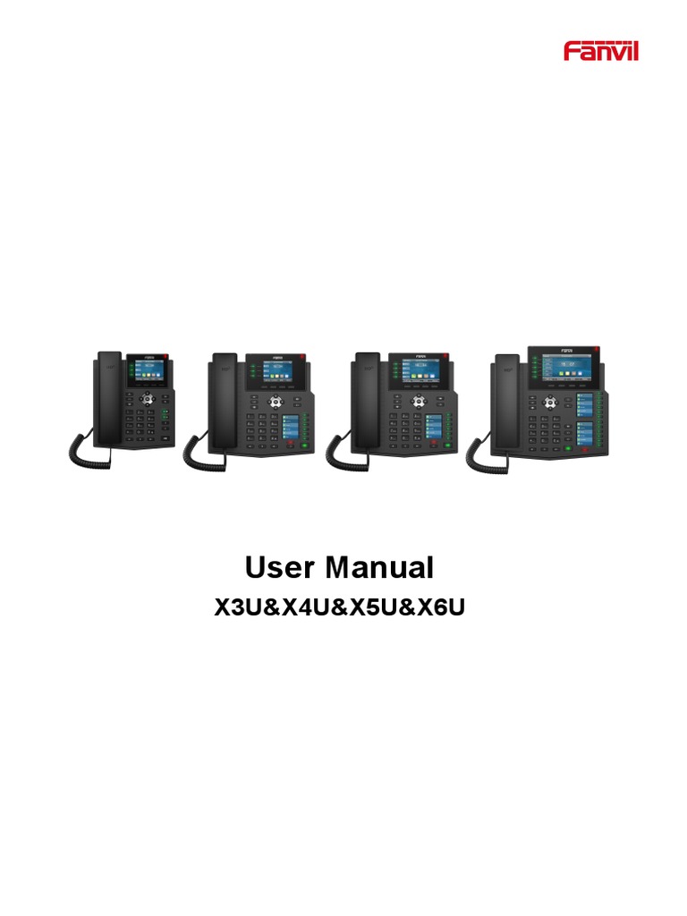 User Manual: X3U&X4U&X5U&X6U | PDF | Session Initiation Protocol | Ip ...