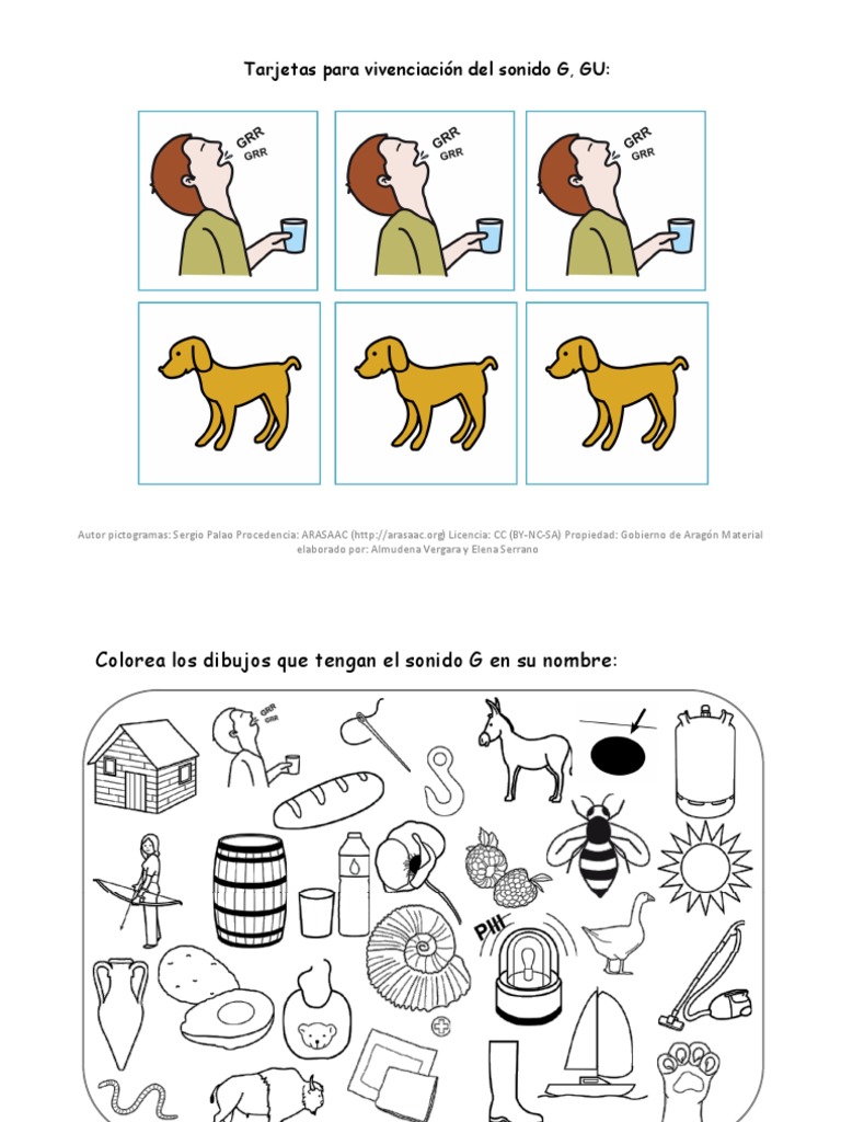 Fonema G-GU Material Complementario | PDF