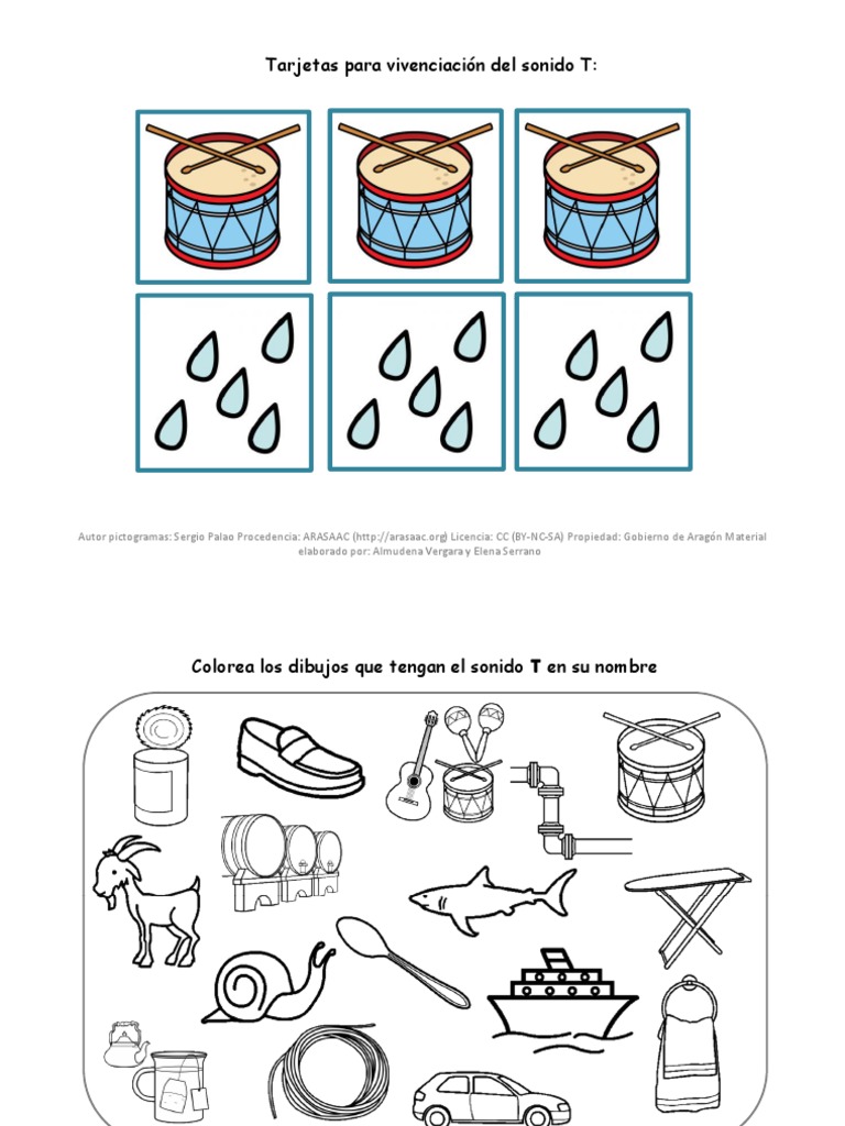 Fonema T Material Complementario | PDF