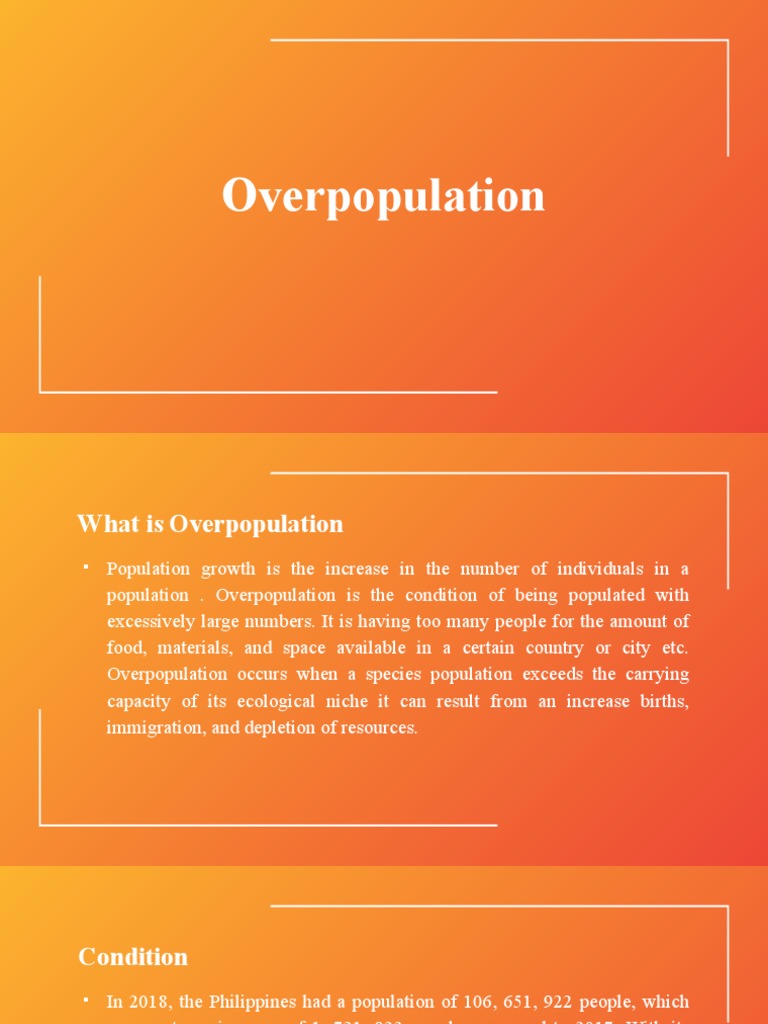 8 Overpopulation | PDF | Family Planning | Reproductive Health