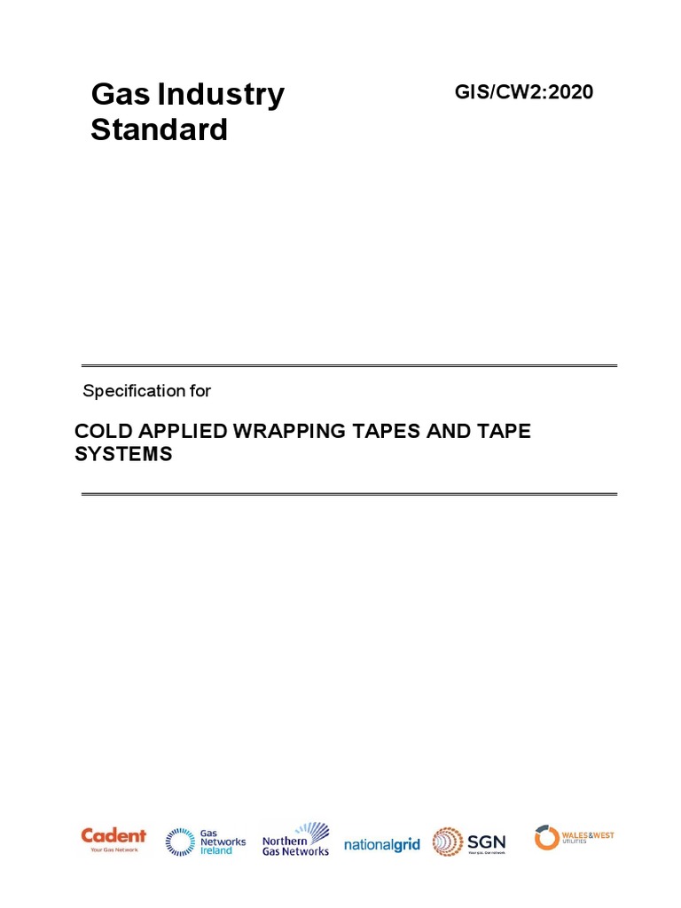 Gis-Cw2 (2020) | PDF | Specification (Technical Standard) | Pipe (Fluid Conveyance)