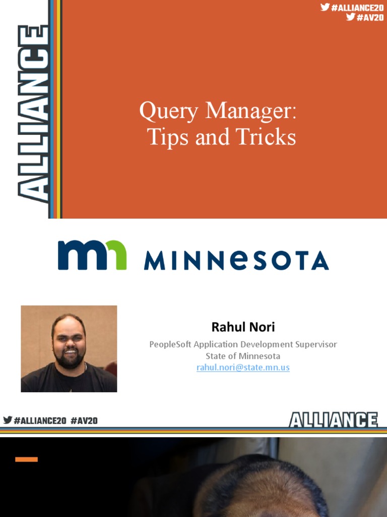 Query Manager Tips and Tricks | PDF | Computer Science | Application ...