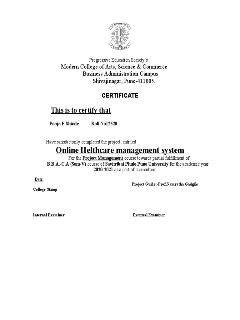 Healthcare System Documentation Pdf Feasibility Study Health Care