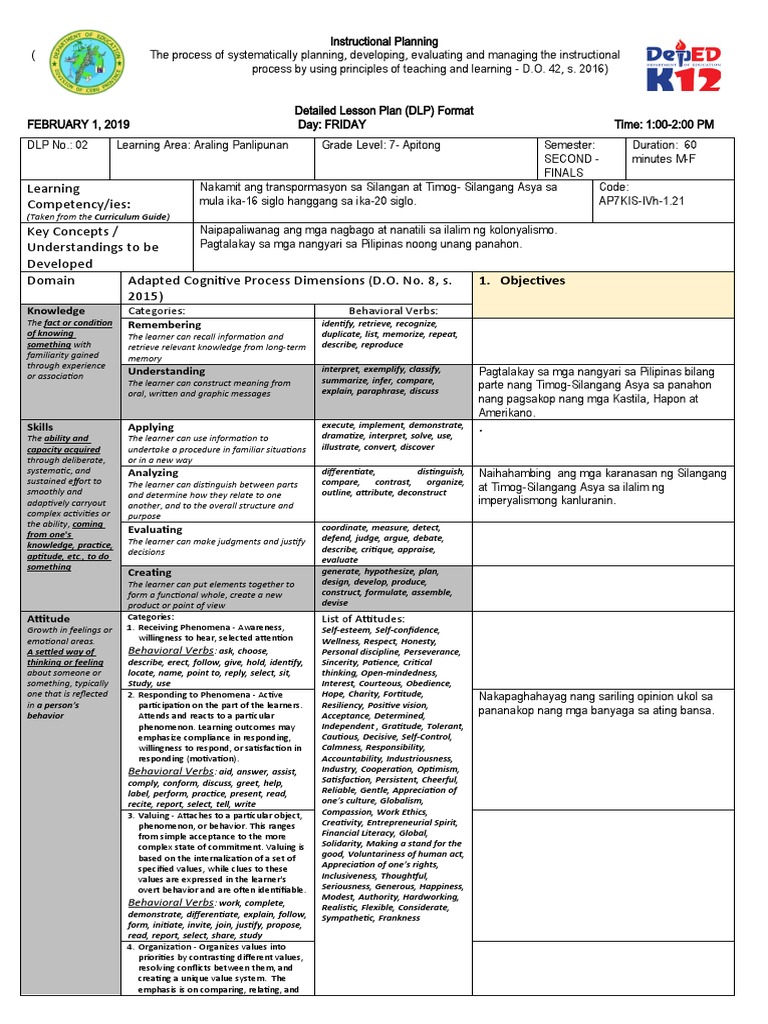 Ap 7 DLP 2 | PDF | Learning | Value (Ethics)