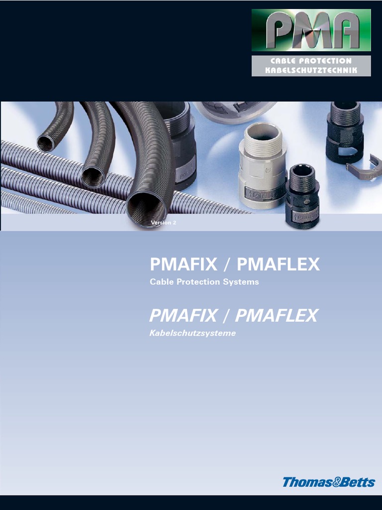 PMAFIX - PMAFLEX Cable Protection Systems Catalogue | PDF