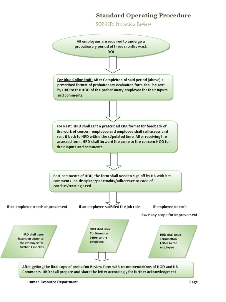 SOP - Probation Rreview | PDF
