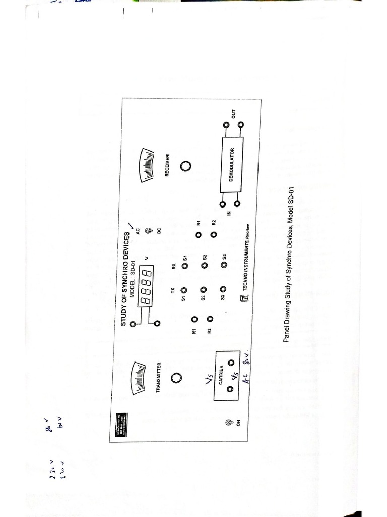 Experiment 6 - Study of Synchro Devices | PDF