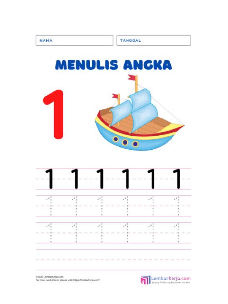 LKS Angka 1-20 | PDF