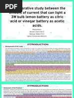 Lemon Battery Experiment Insights | PDF | Physical Sciences | Physical ...