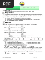 Math 10 Module - Q2, WK 8 | PDF | Geometry | Teaching Mathematics