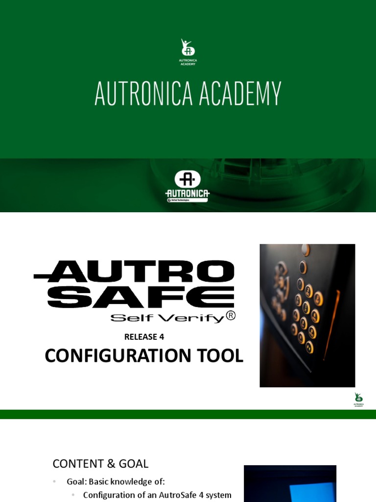 Configuring an AutroSafe 4 Fire Detection and Alarm System Using the ...