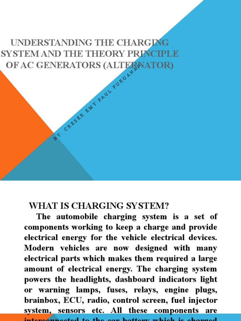 Understanding The Charging System and The Theory Principle | PDF ...