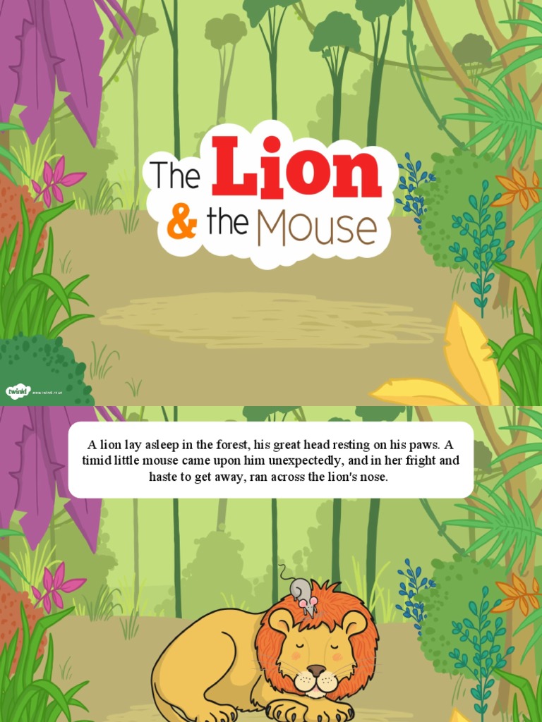 The Lion and the Mouse: A Moral Tale | PDF
