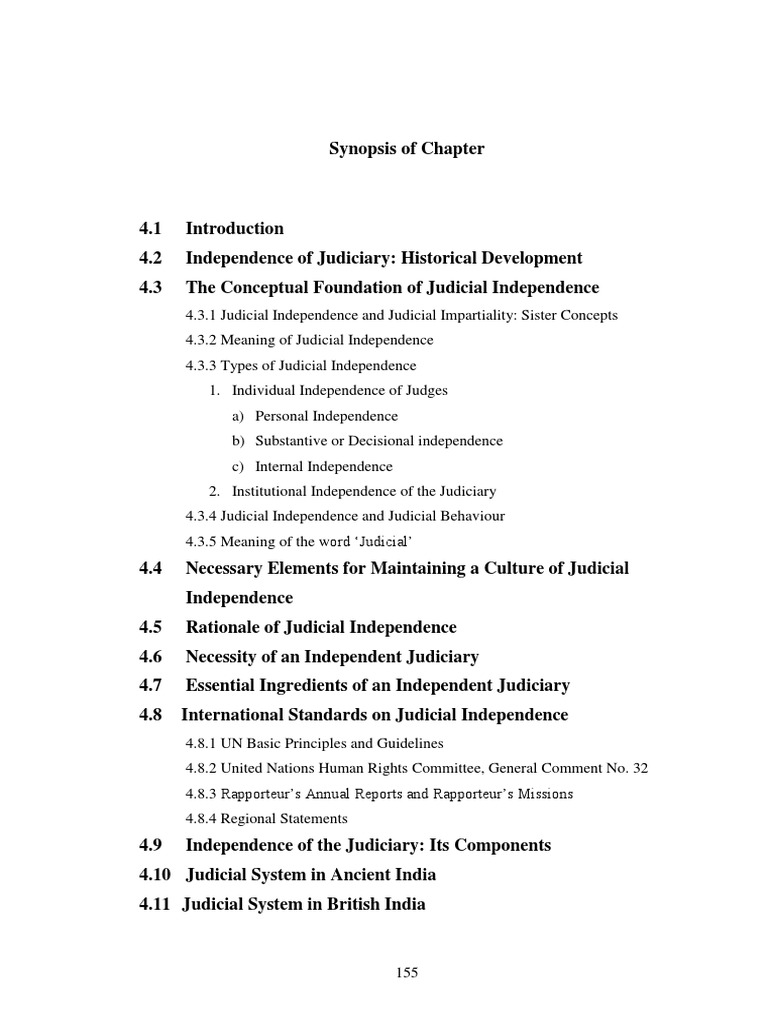 The Foundations of an Independent Judiciary: A Comprehensive Analysis ...