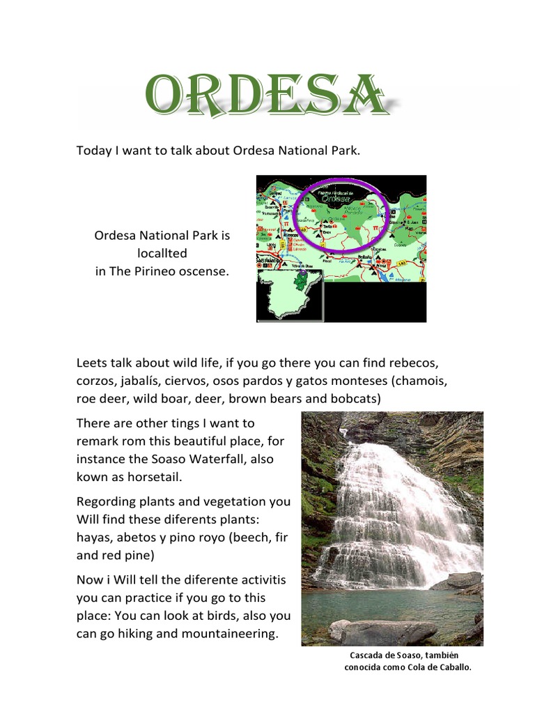 Ordesa: Cascada de Soaso, También Conocida Como Cola de Caballo | PDF | Social Science