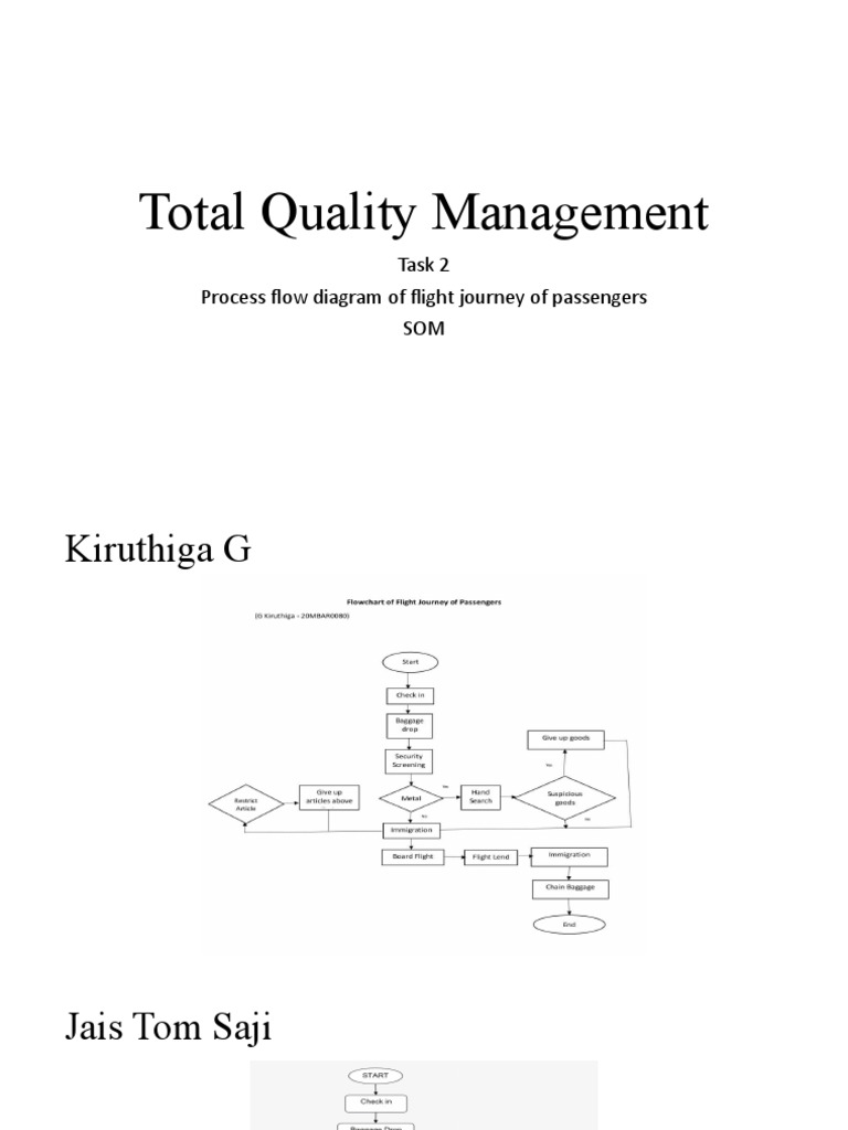 Task 2 Process Flow Diagram of Flight Journey of Passengers | PDF