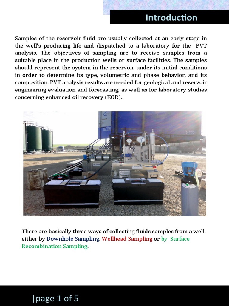 PVT Sampling Methods | PDF | Petroleum Reservoir | Gases