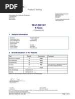 Salt Spray Test Report - Sample | PDF