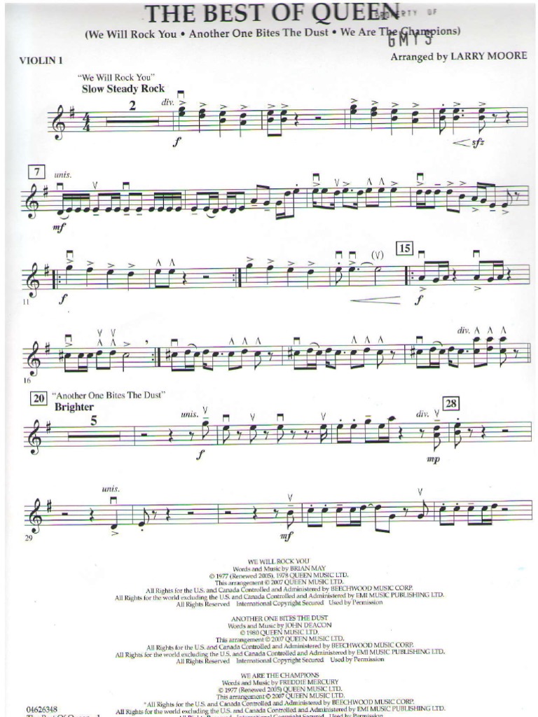 Queen Medley | PDF