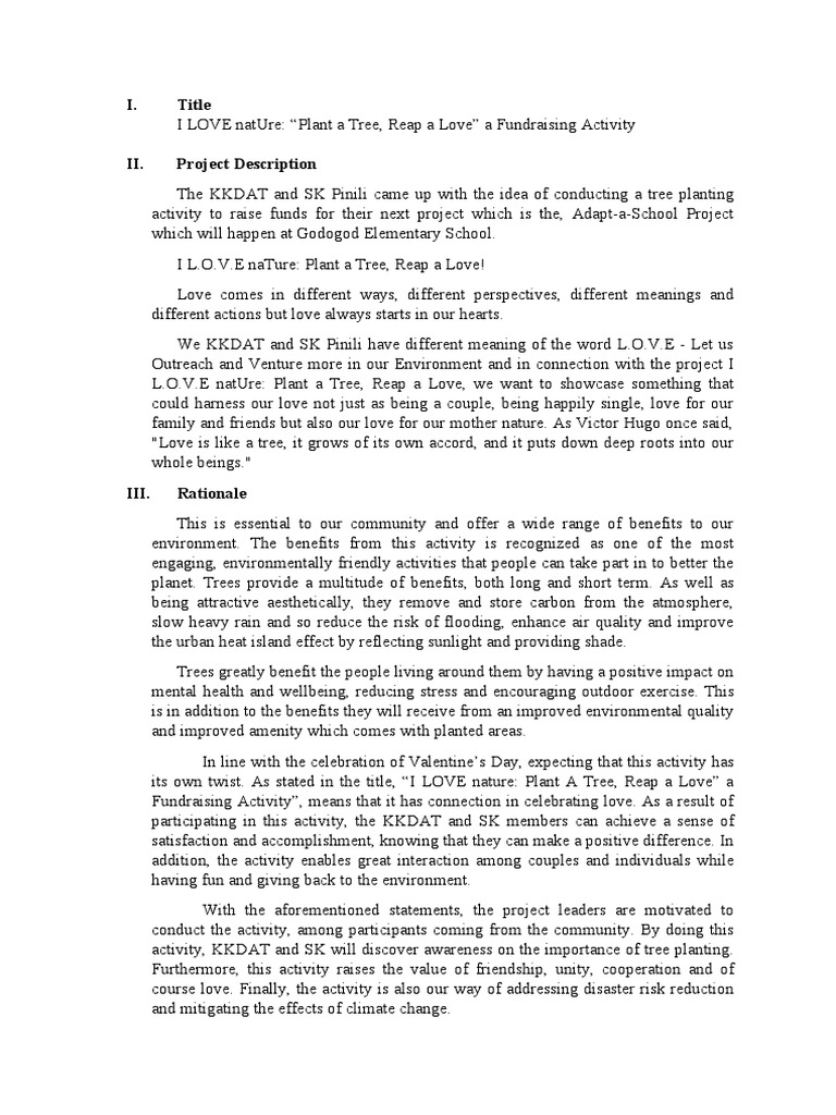 Project Proposal Kkdat | PDF | Trees | Natural Environment